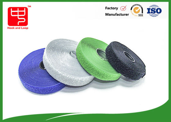 Colored Hook And Loop Tape 25mm Wide Self Adhesive